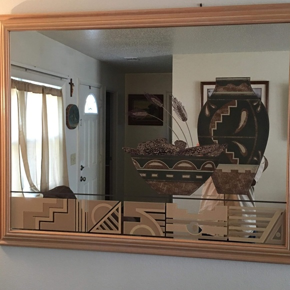 Wall Decor | Vintage Native American Mirror | Poshmark